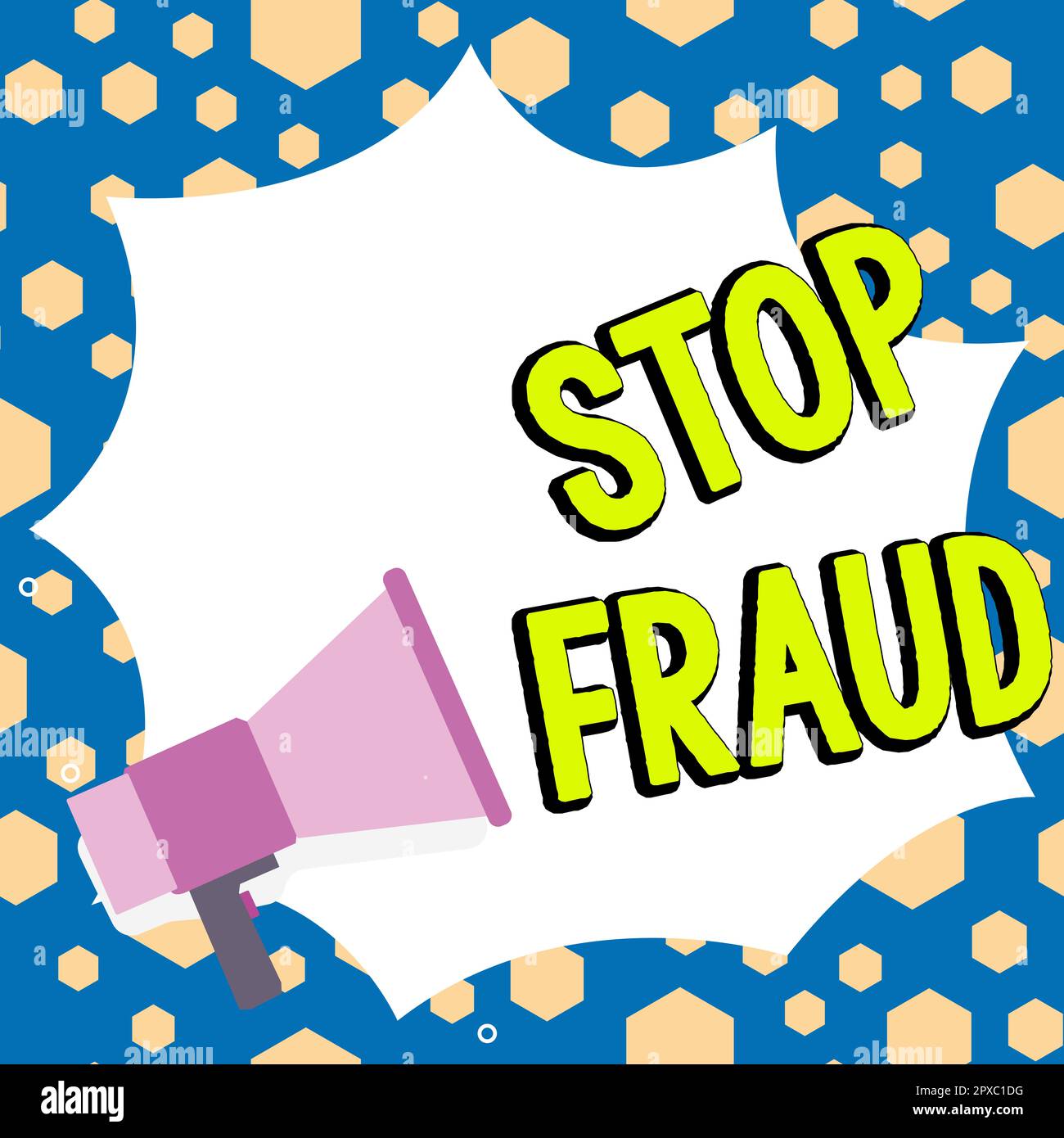 Conceptual display Stop Fraud, Business concept campaign advices people ...