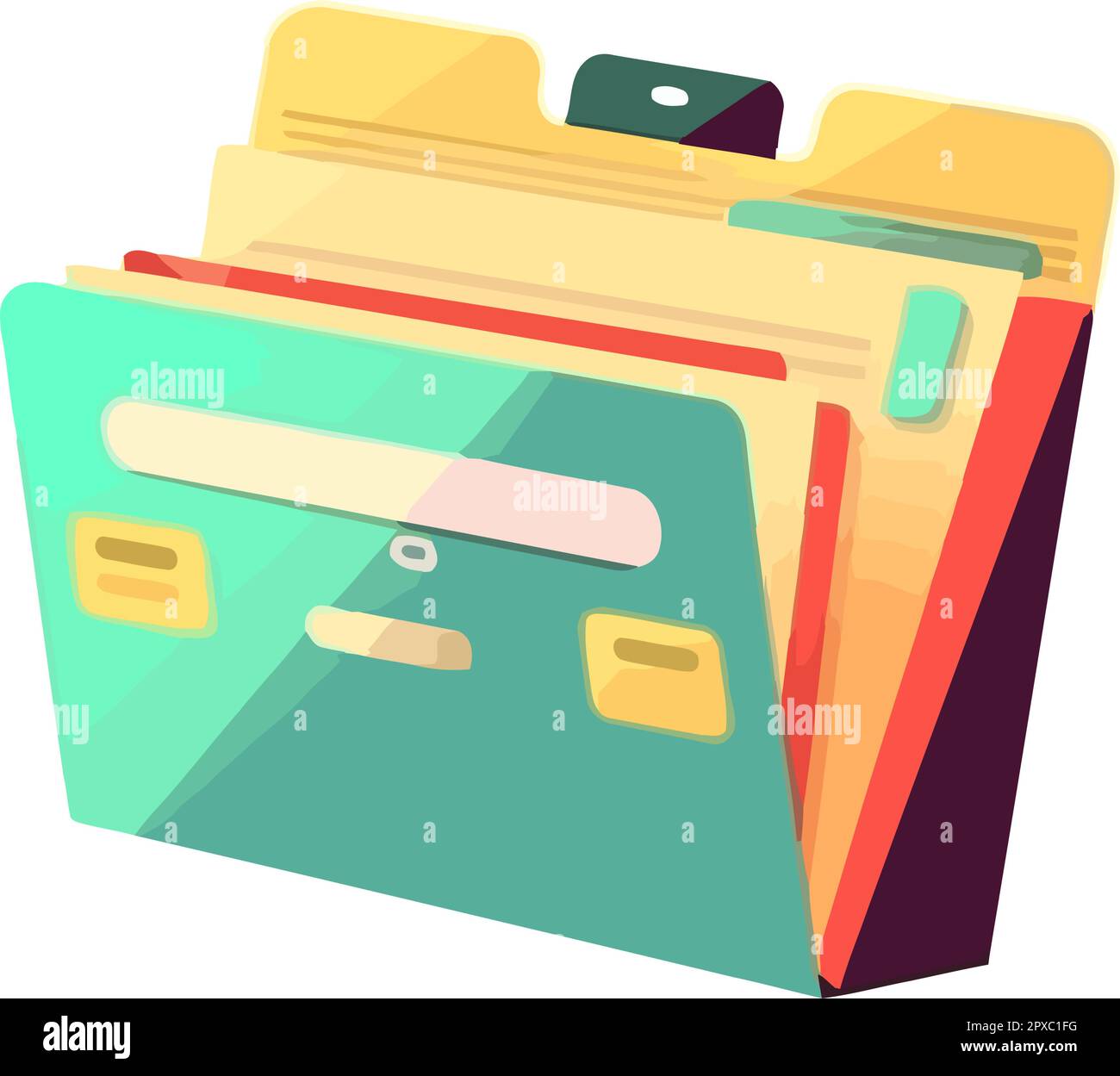 binder symbolizes organized business archives Stock Vector Image & Art ...