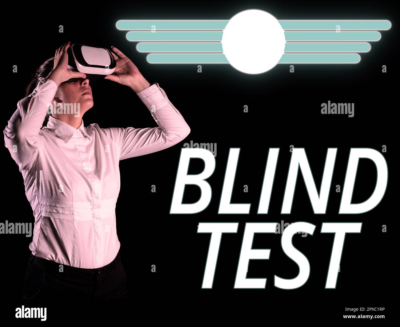 Text showing inspiration Blind Test, Business concept Social engagement ...