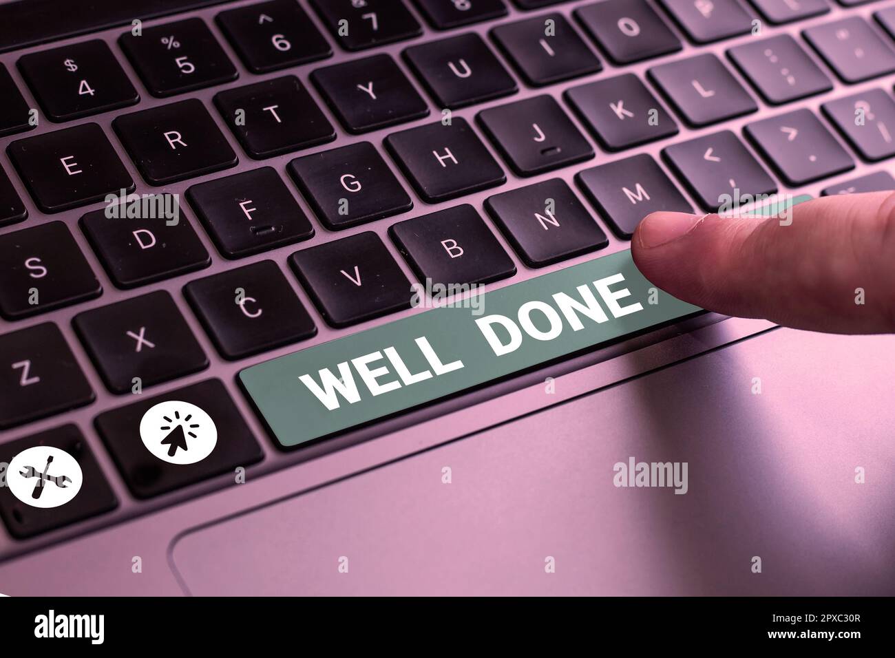 Hand writing sign Well Done, Business overview Peform accurately and ...