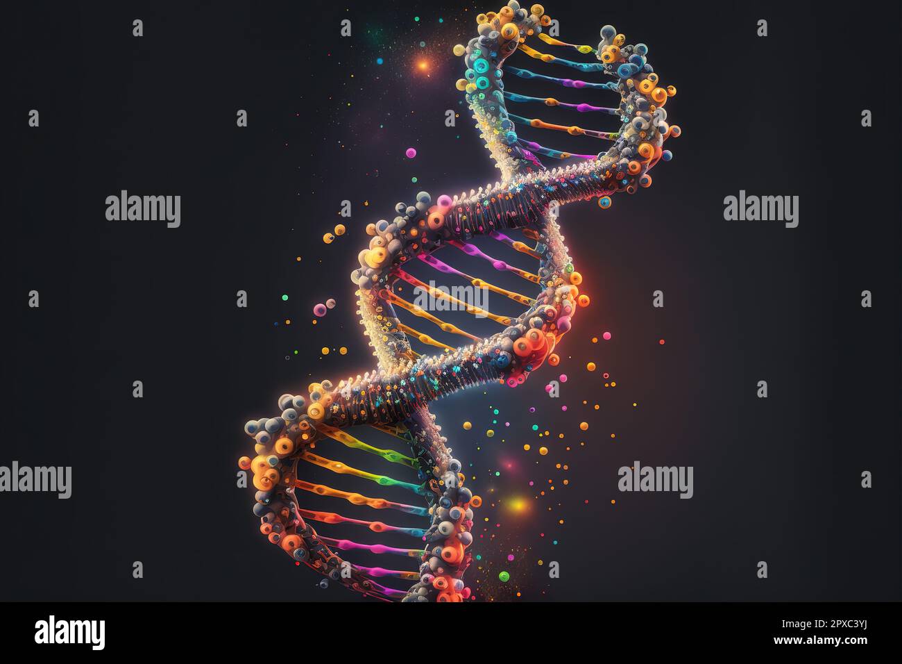 Double helix model isolated hi-res stock photography and images - Alamy