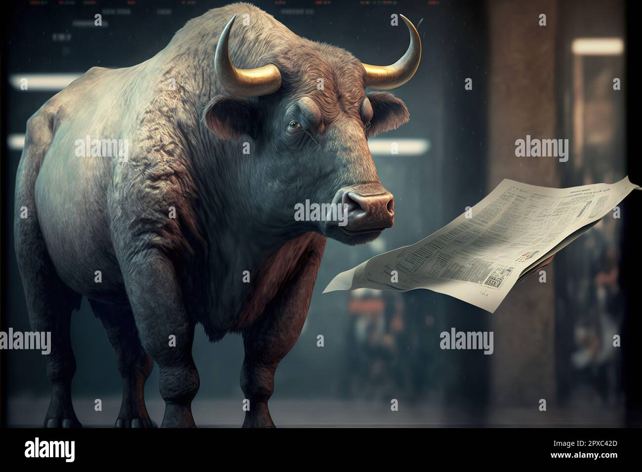Stock market bull market trading concept Stock Photo - Alamy