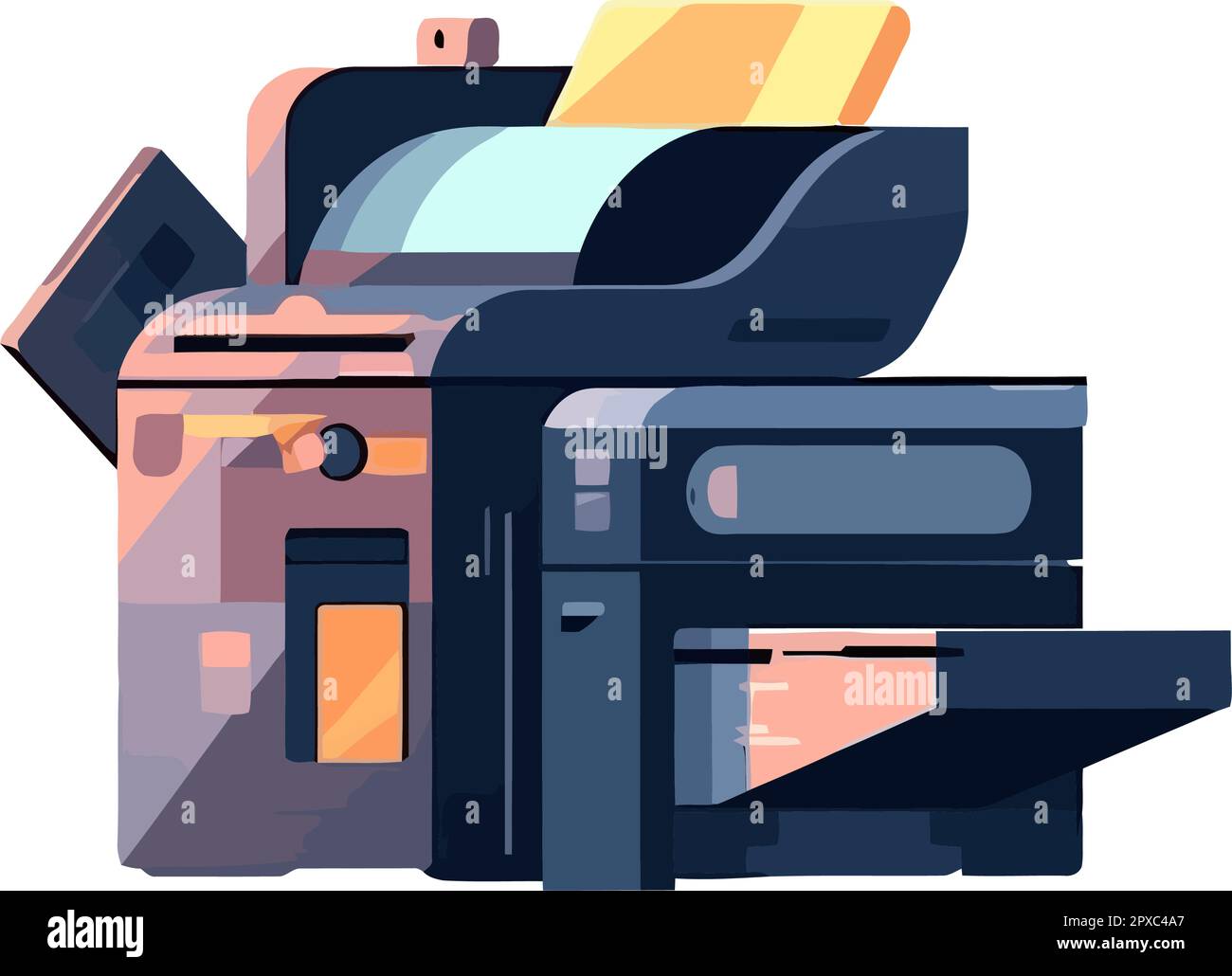 Modern technology printer icon Stock Vector Image & Art - Alamy