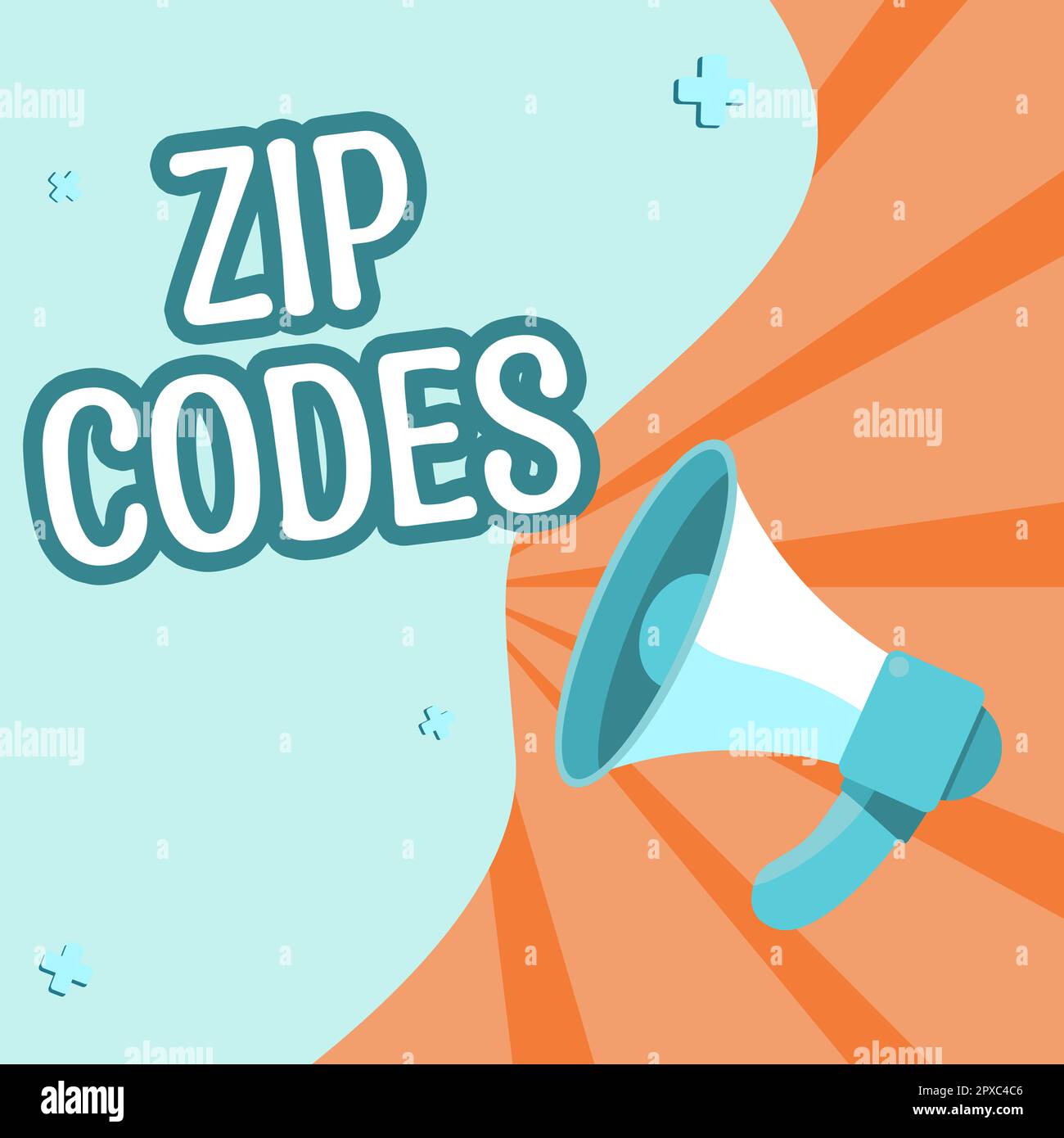 Text showing inspiration Zip Codes, Business idea numbers added to a ...