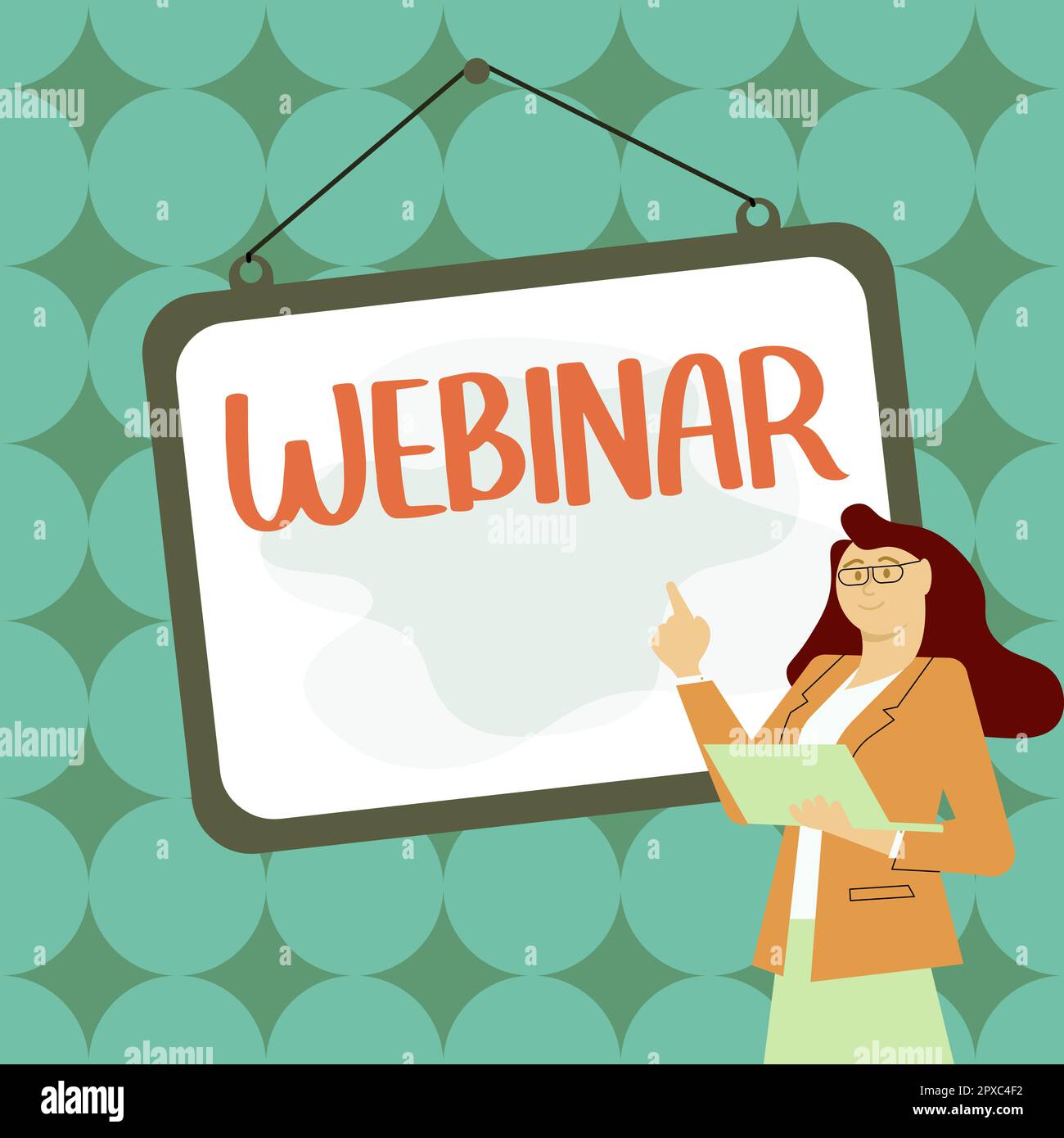 Text caption presenting Webinar, Business concept defined as seminar ...