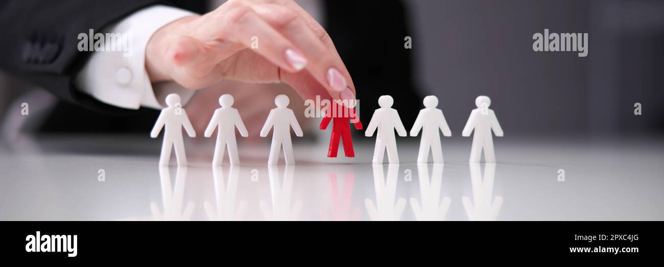 Ideal Client Or Job Candidate Profile Selection And Recruitment Stock ...