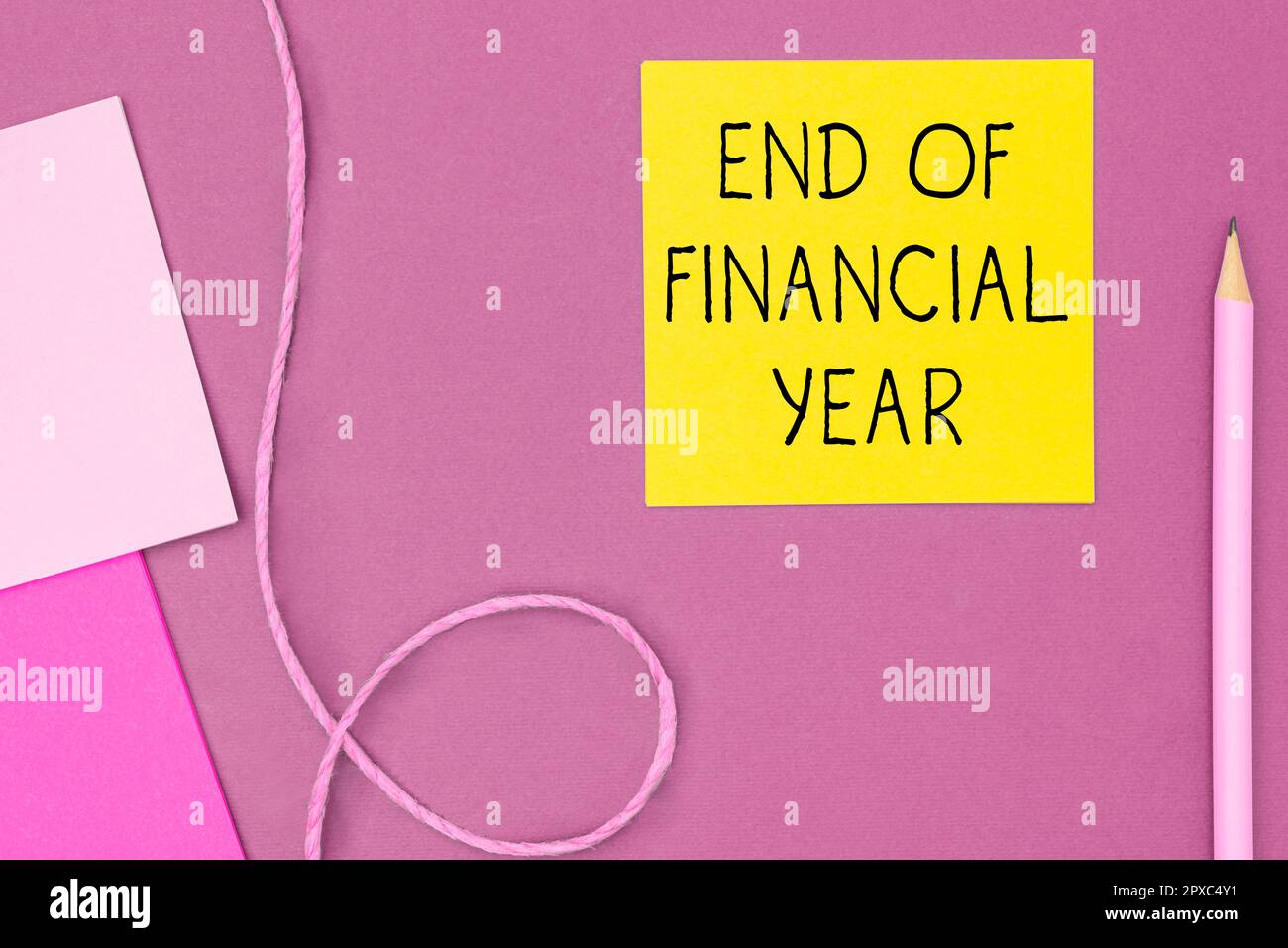 Inspiration showing sign End Of Financial Year, Business concept Revise ...