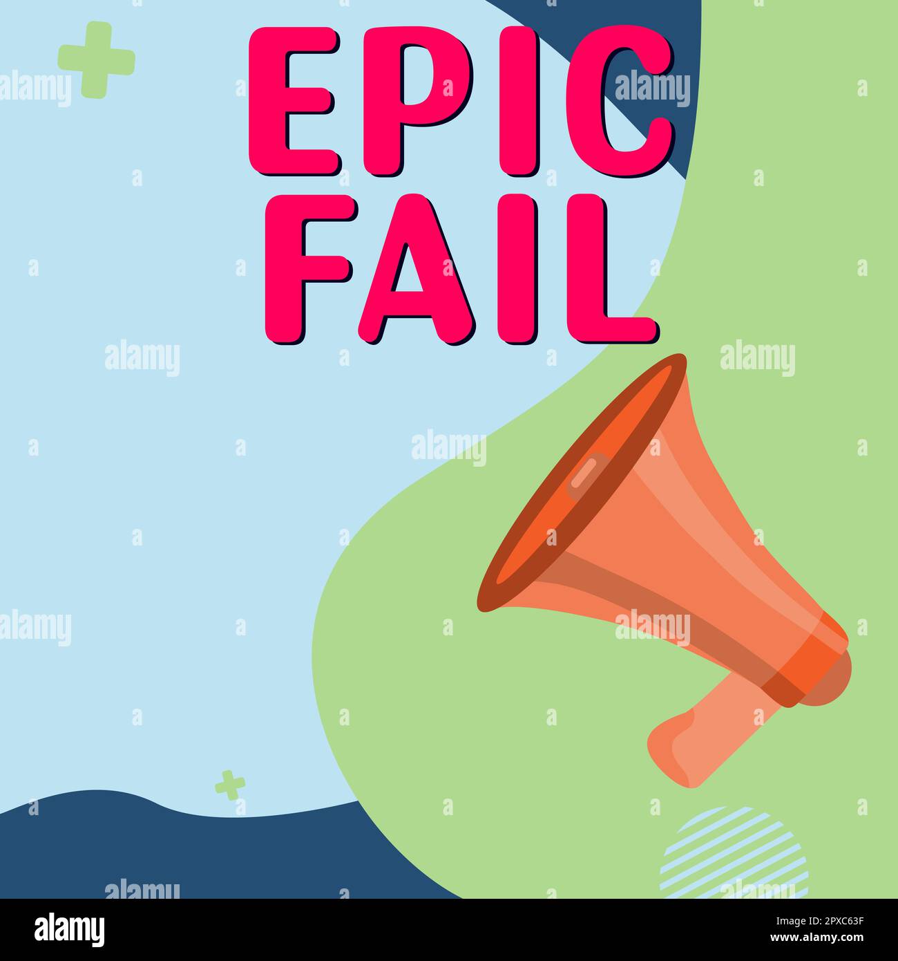 Text sign showing Epic Fail, Business showcase a spectacularly ...