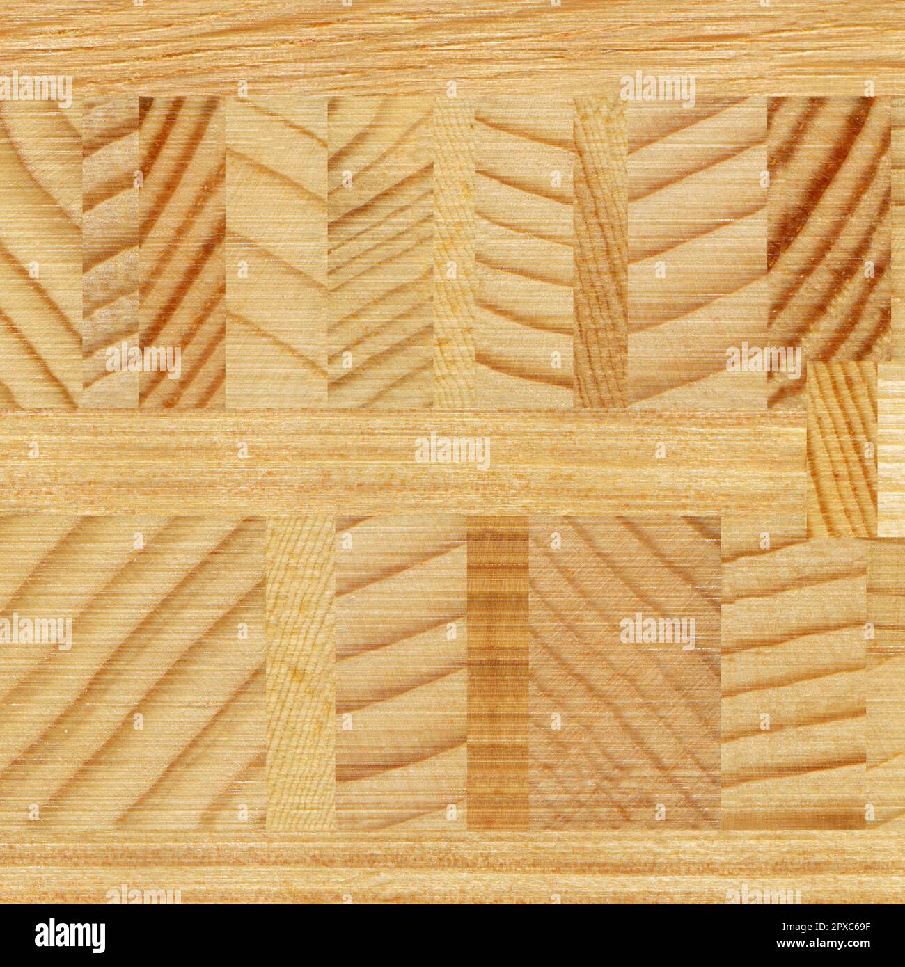 Wooden marquetry, patterns created from the combination of different ...