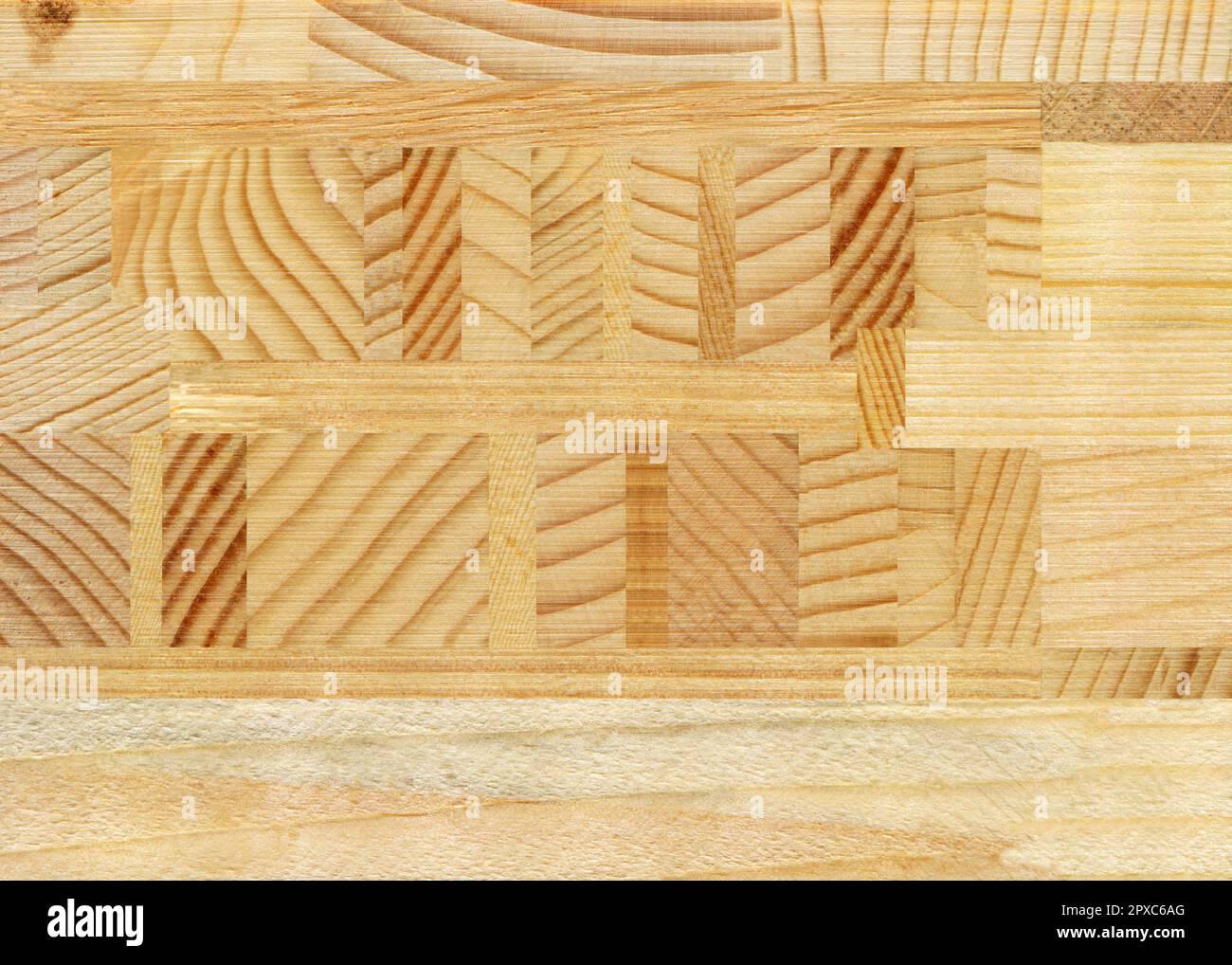 Wooden marquetry, patterns created from the combination of different ...