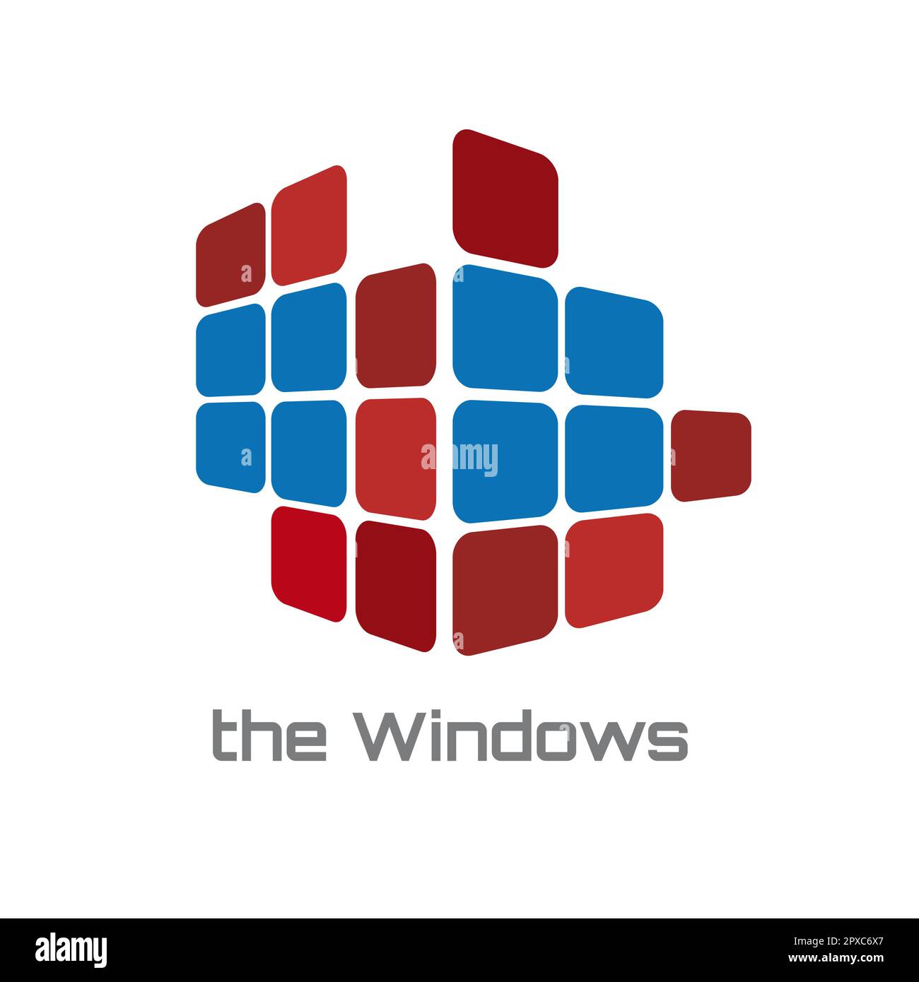 Pixel logo Stock Vector Images - Alamy