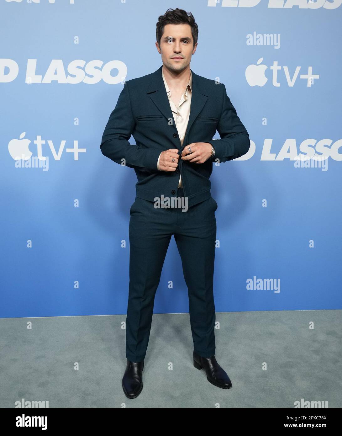 Los Angeles, USA. 01st May, 2023. Phil Dunster arrives at the TED LASSO ...