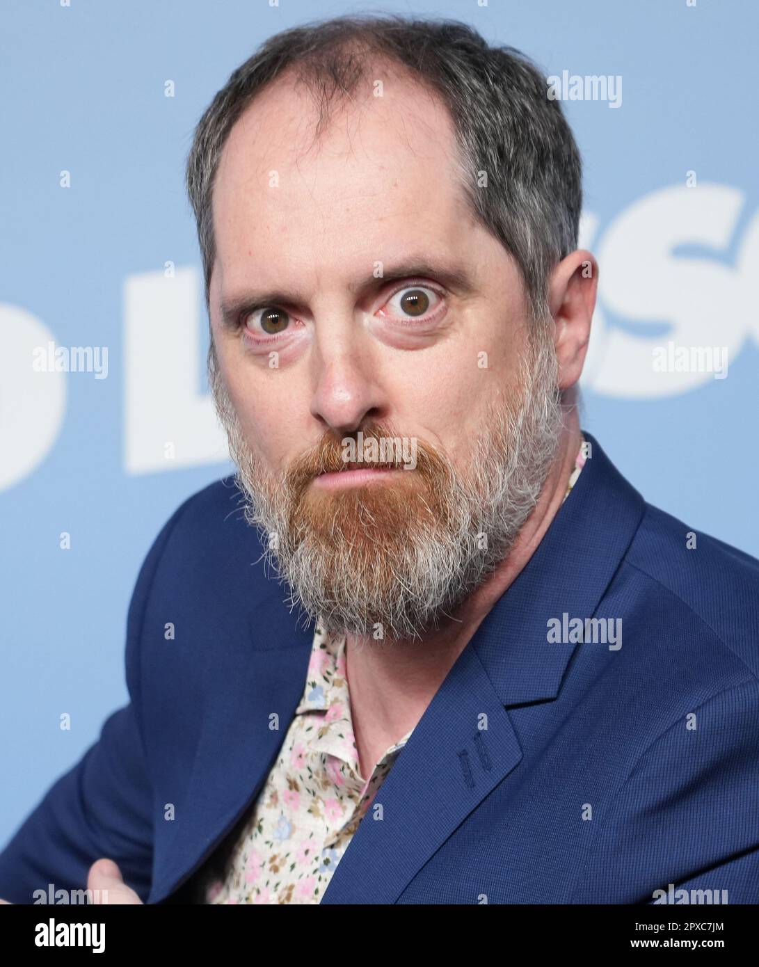 Los Angeles, USA. 01st May, 2023. Brendan Hunt arrives at the TED LASSO ...