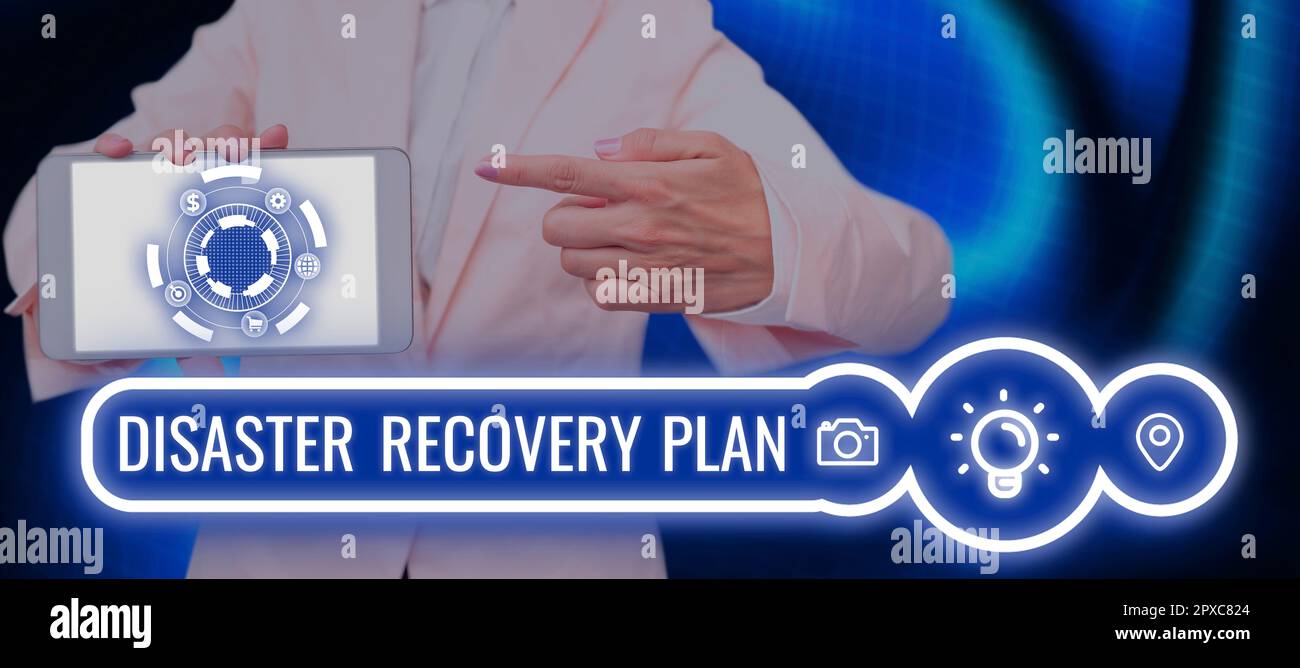 Inspiration showing sign Disaster Recovery Plan, Business idea having ...