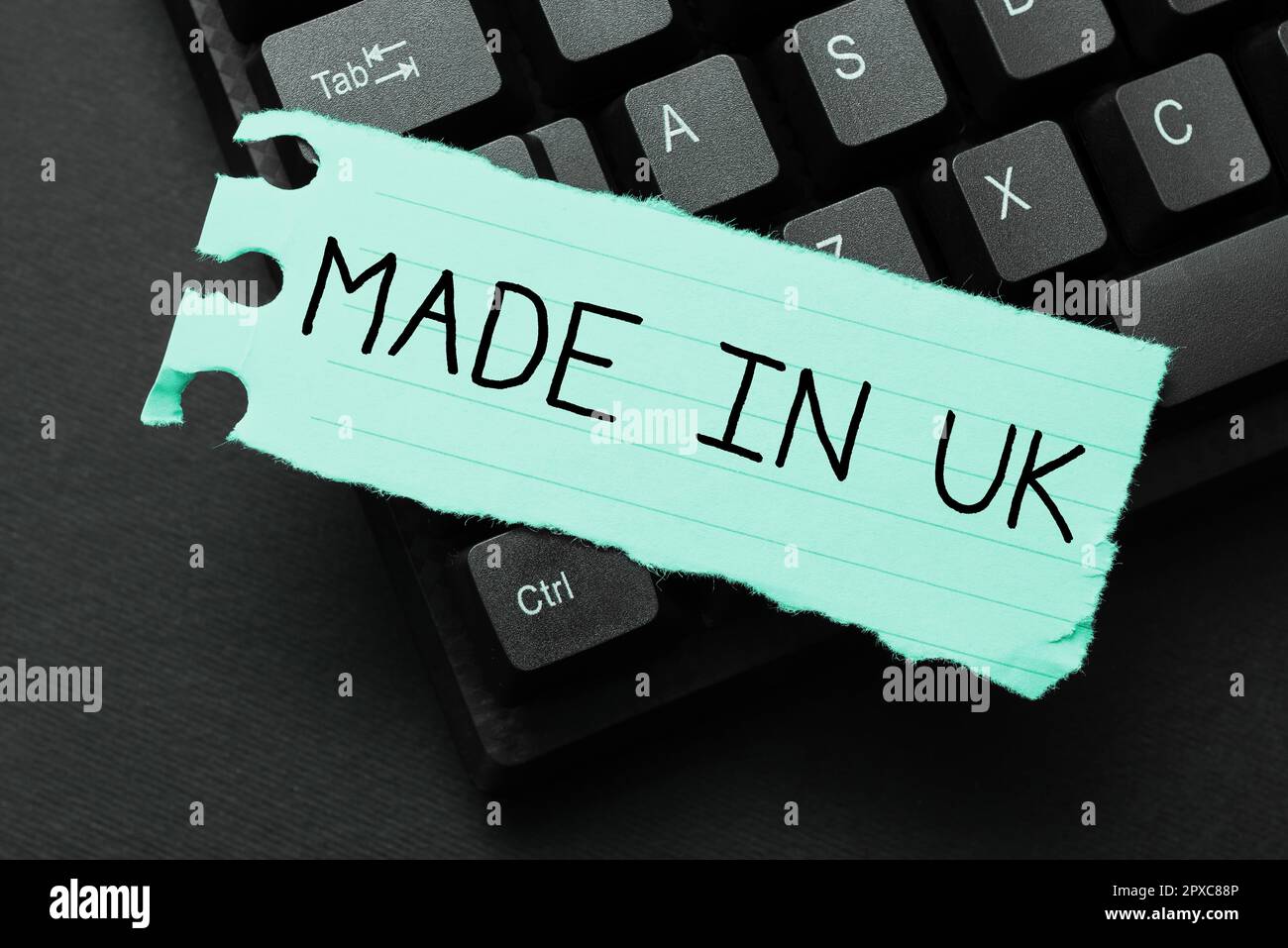 Conceptual display Made In Uk, Concept meaning Something manufactured ...