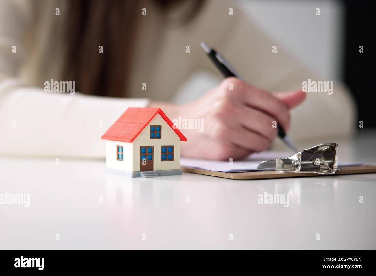 Property Management. House Lease And Ownership Deed Stock Photo - Alamy