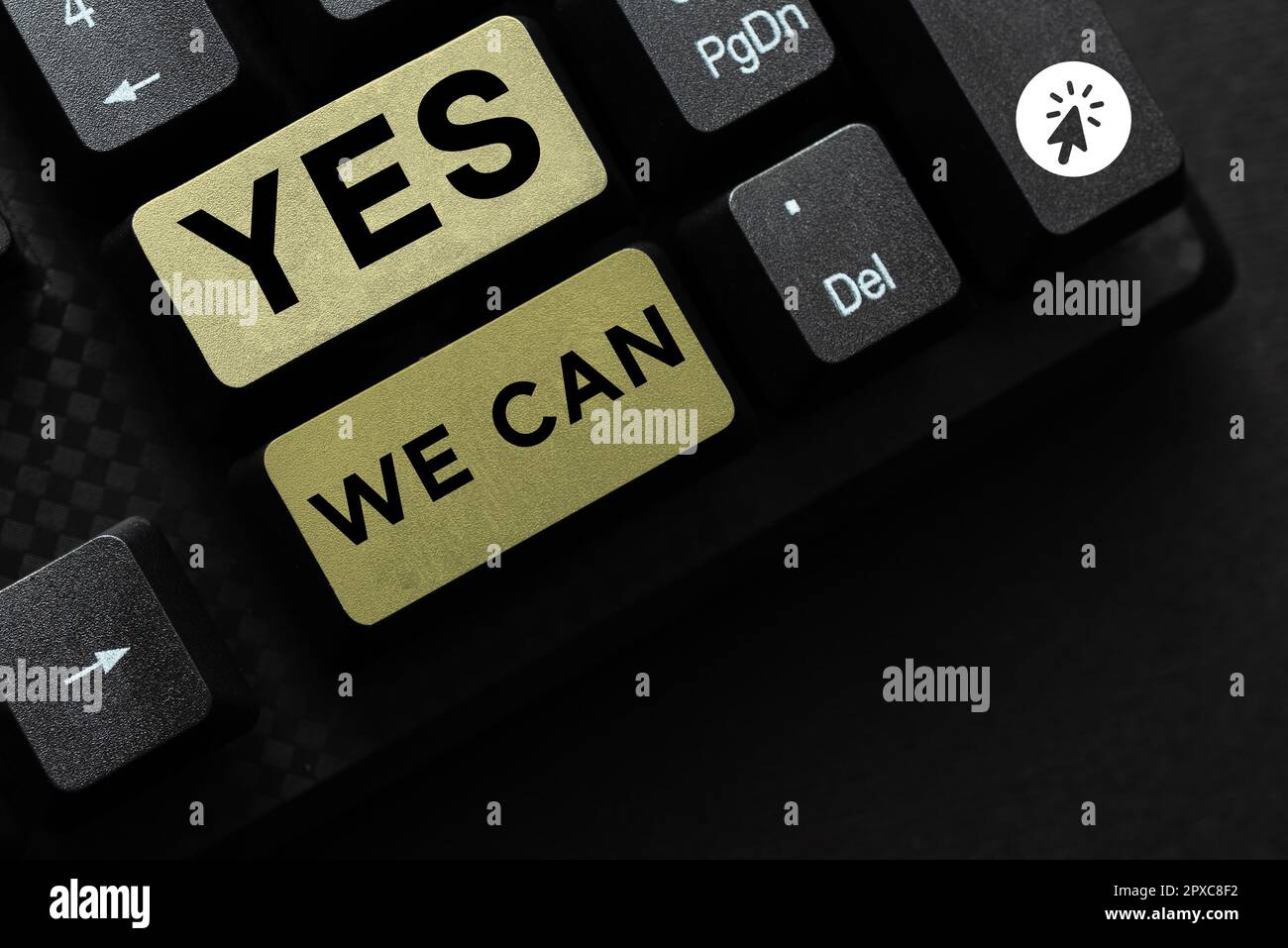 Text showing inspiration Yes We Can, Concept meaning Motivation to do ... Text showing inspiration Yes We Can, Concept meaning Motivation to do ...
