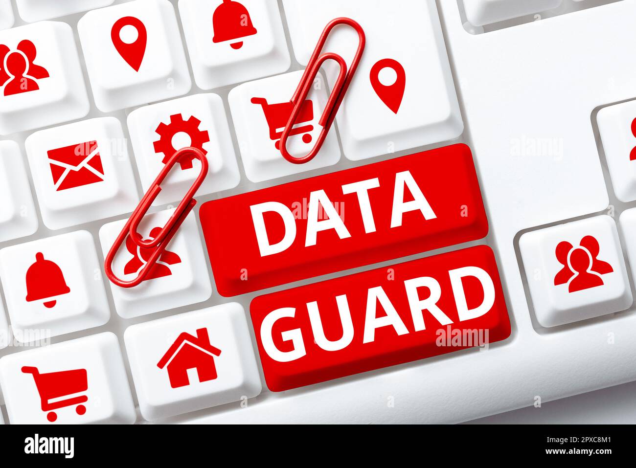 Text caption presenting Data Guard, Conceptual photo manage databases to survive disasters and ...