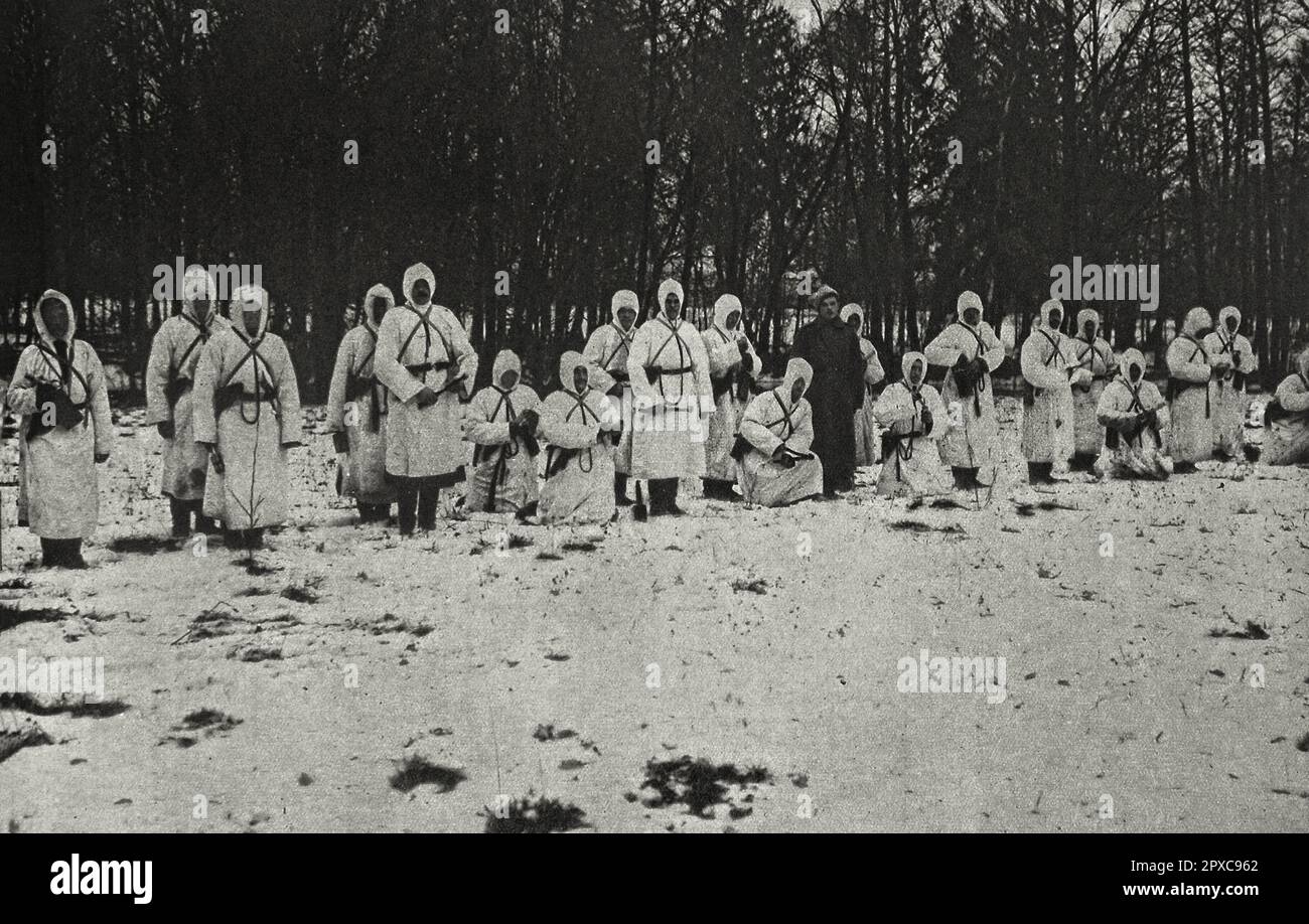 World War I. In Poland: Russian scouts are dressed in white linen robes ... World War I. In Poland: Russian scouts are dressed in white linen robes ...