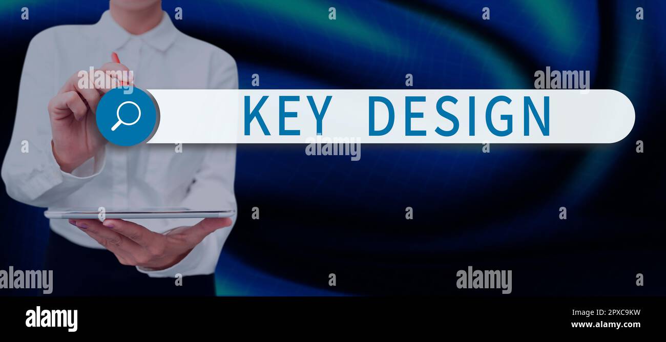 Conceptual display Key Design, Business concept a necessary or very ...
