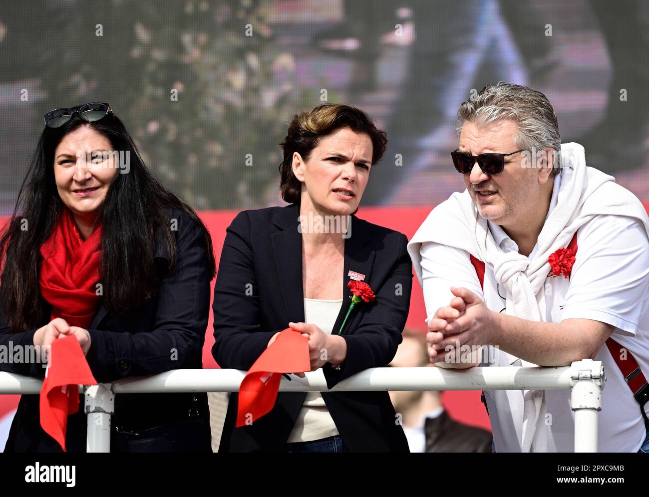 Vienna, Austria. May 1st, 2023. Final rally of the SPÖ celebrations for ...