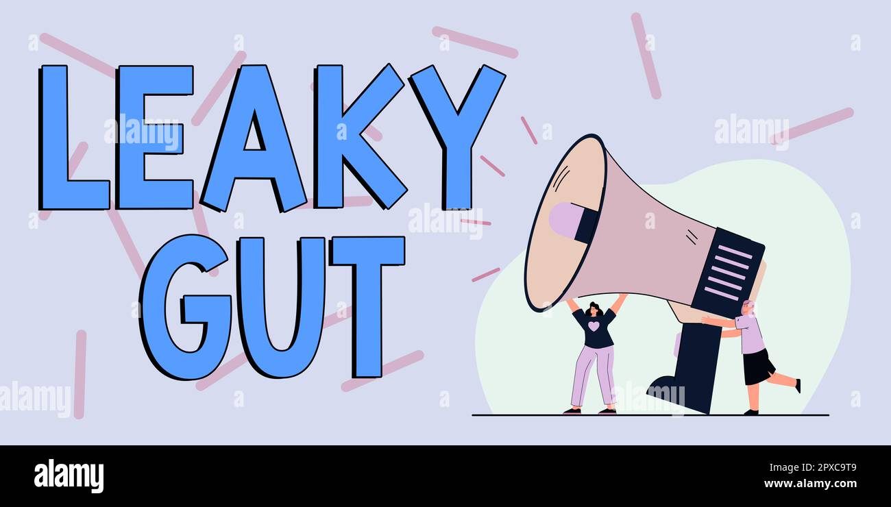 Conceptual display Leaky Gut, Business overview A condition in which ...
