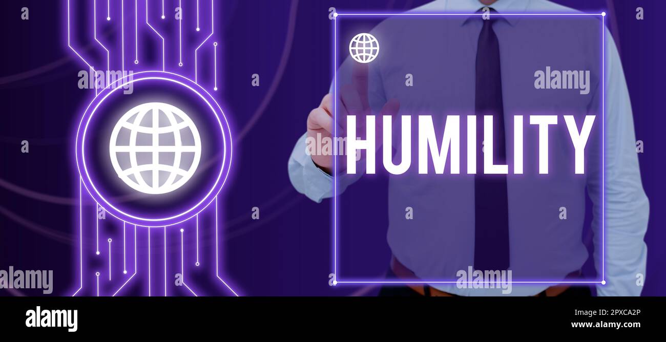 Inspiration showing sign Humility, Business showcase being Humble is a ...