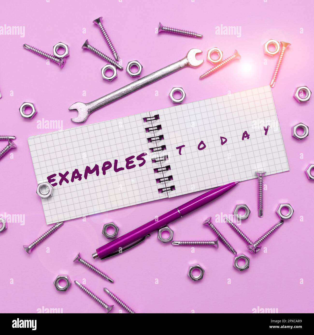 Text caption presenting Examples, Business overview photo Sample Model ...