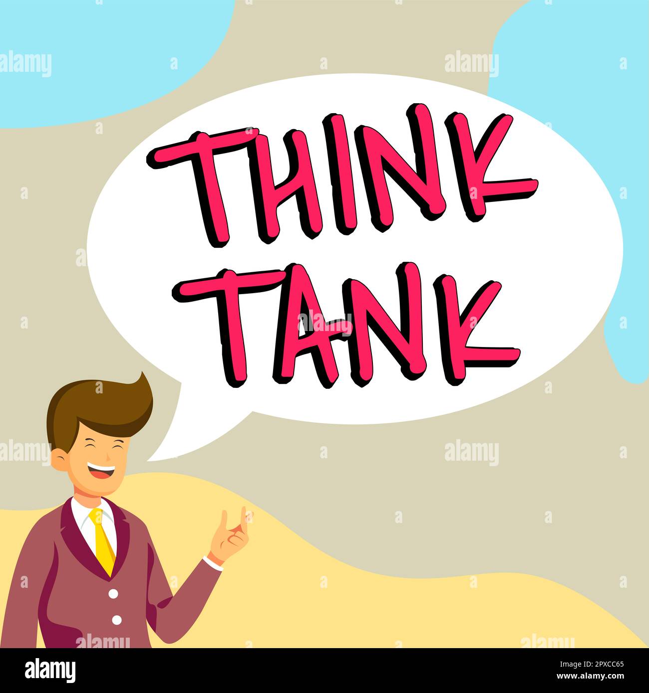 Conceptual display Think Tank, Concept meaning Thinking of Innovative ...