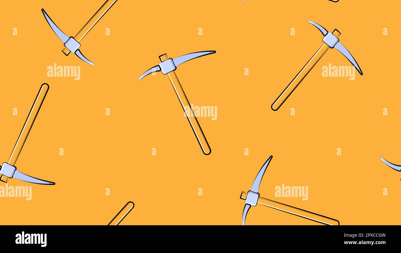 Texture, seamless abstract pattern from construction miner's pickaxe ...
