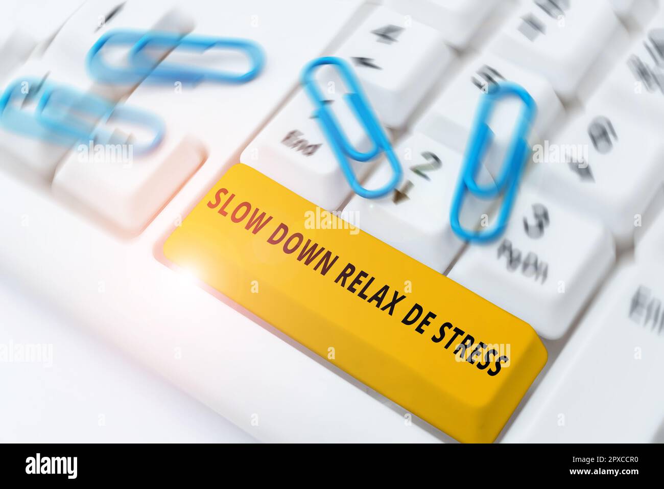 Conceptual caption Slow Down Relax De Stress, Internet Concept Have a ...