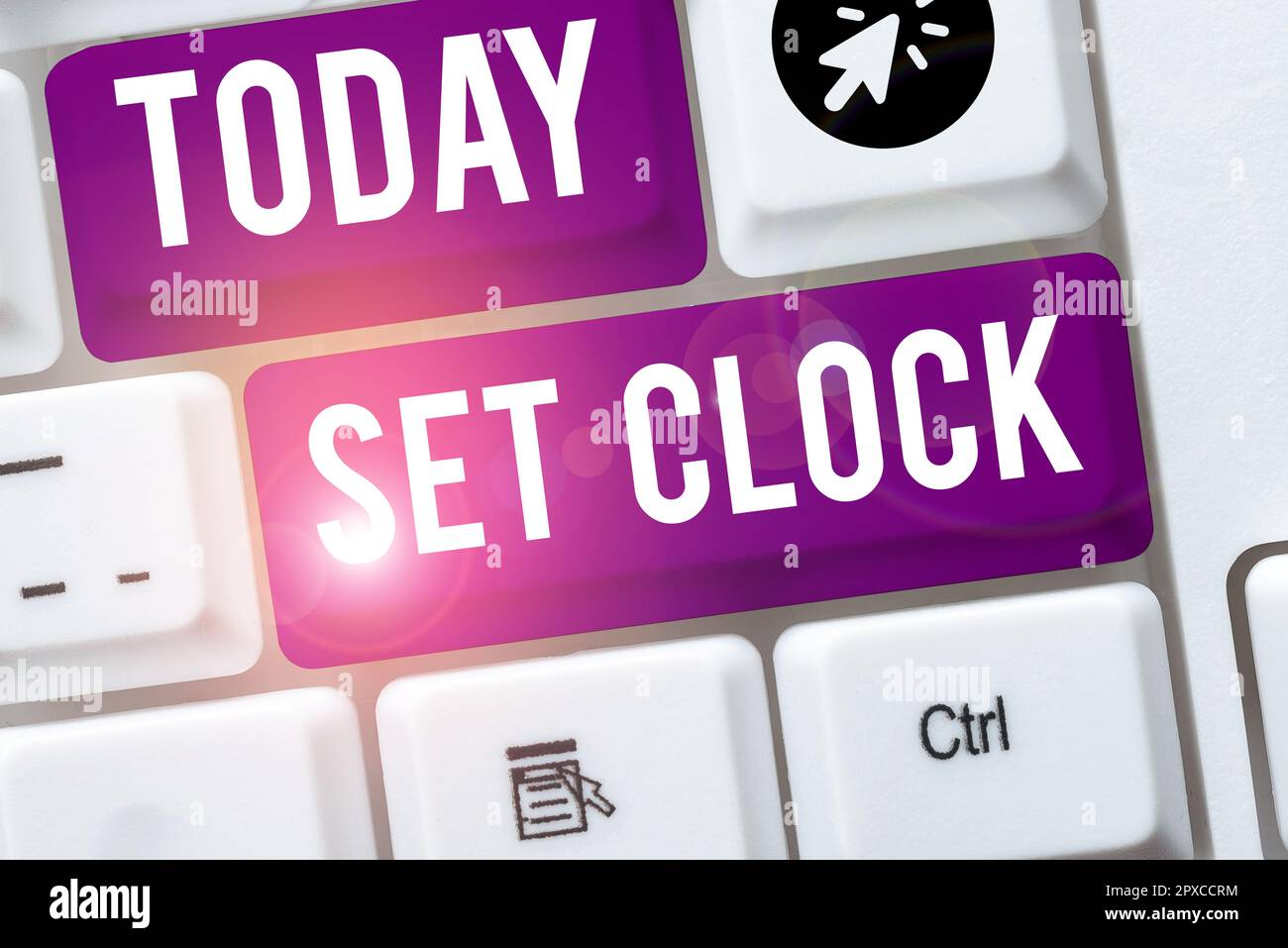 Sign displaying Set Clock, Internet Concept put it to the right time or ...