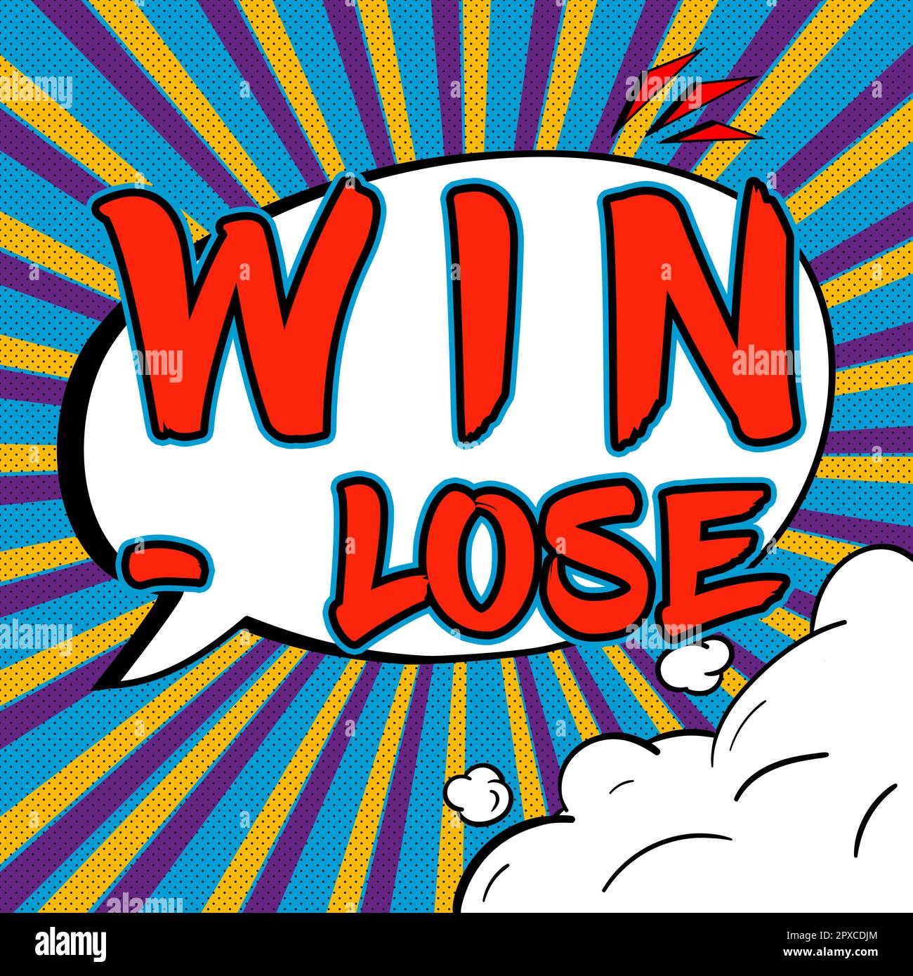 Sign displaying Win Lose, Business showcase the conflict-promoting ...