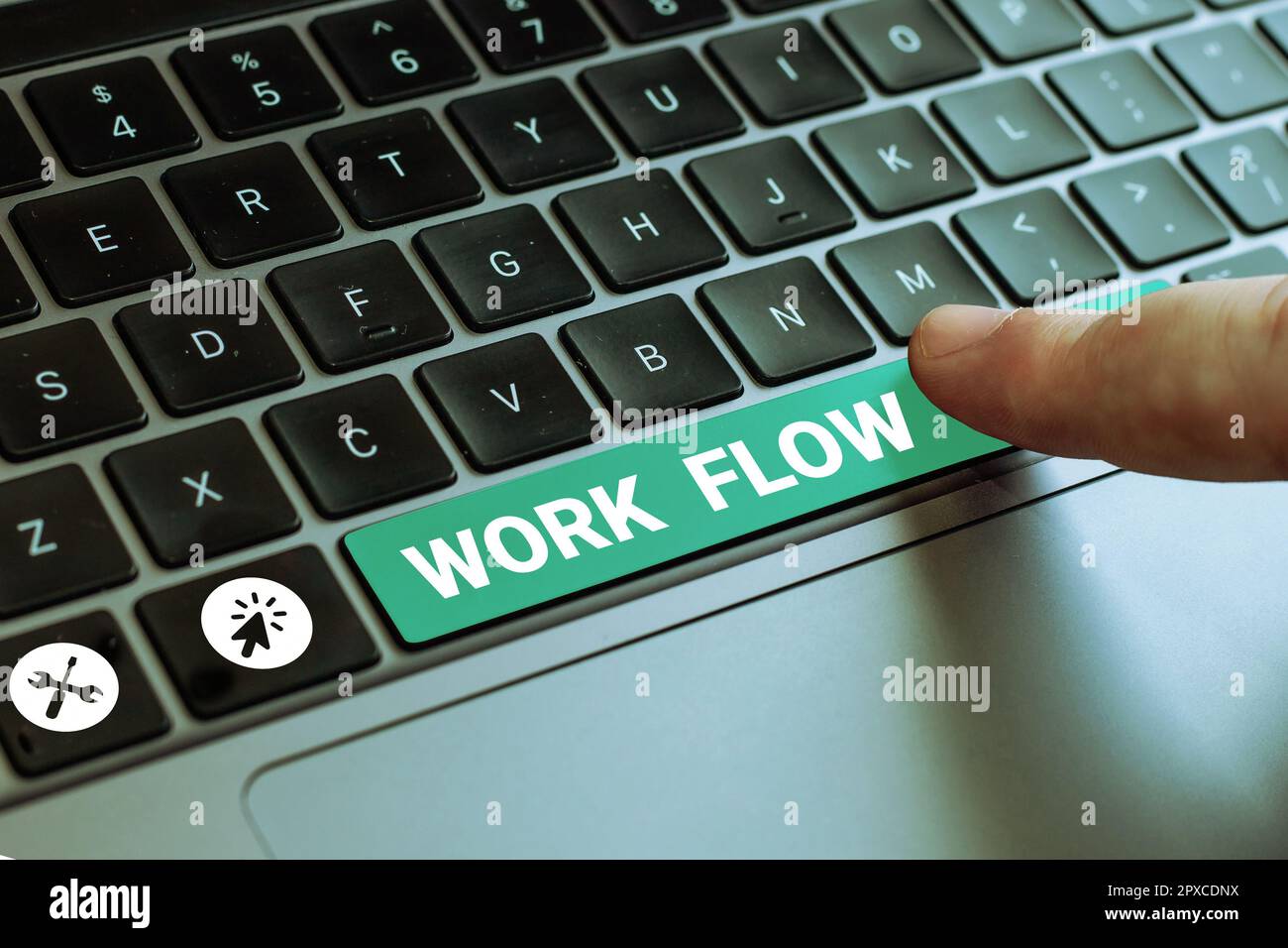 Inspiration showing sign Work Flow, Business showcase Continuity of a ...