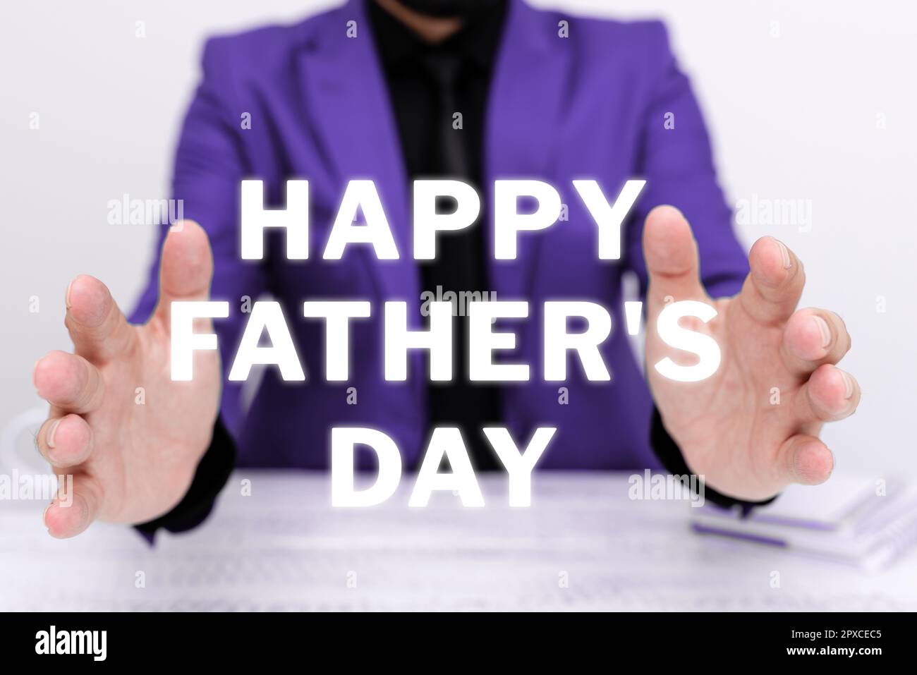 Sign displaying Happy Father's Day, Business overview time of year to ...