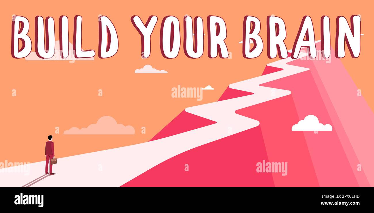 Conceptual caption Build Your Brain, Word for mental activities to ...