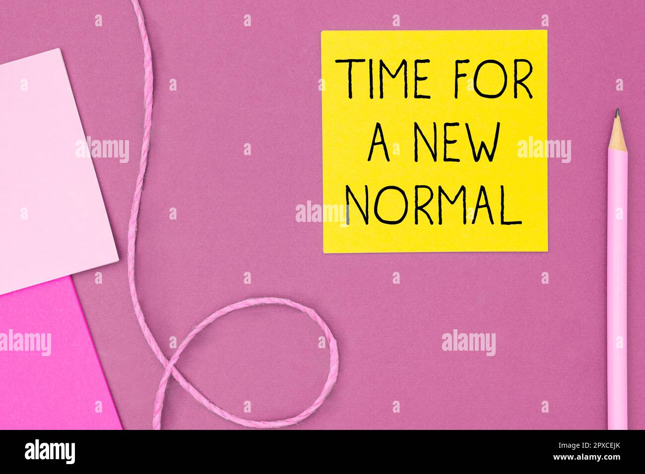 Conceptual display Time For A New Normal, Word for Make a big dramatic ...