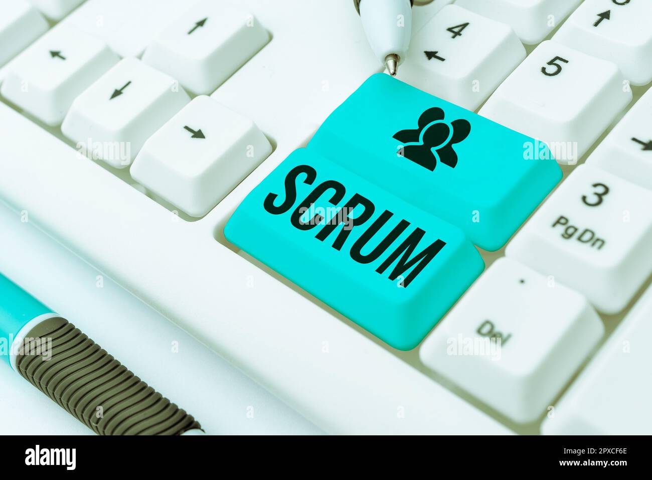 Writing displaying text Scrum, Business approach handwriting as distinct from print written ...