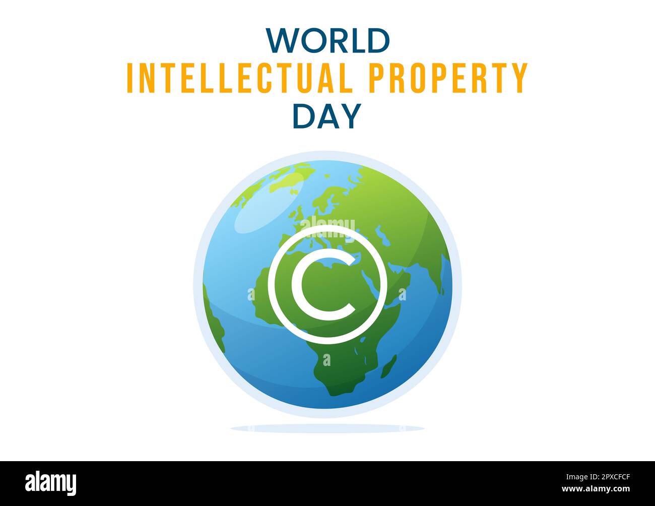 World Intellectual Property Day Illustration with Creativity and Light ...