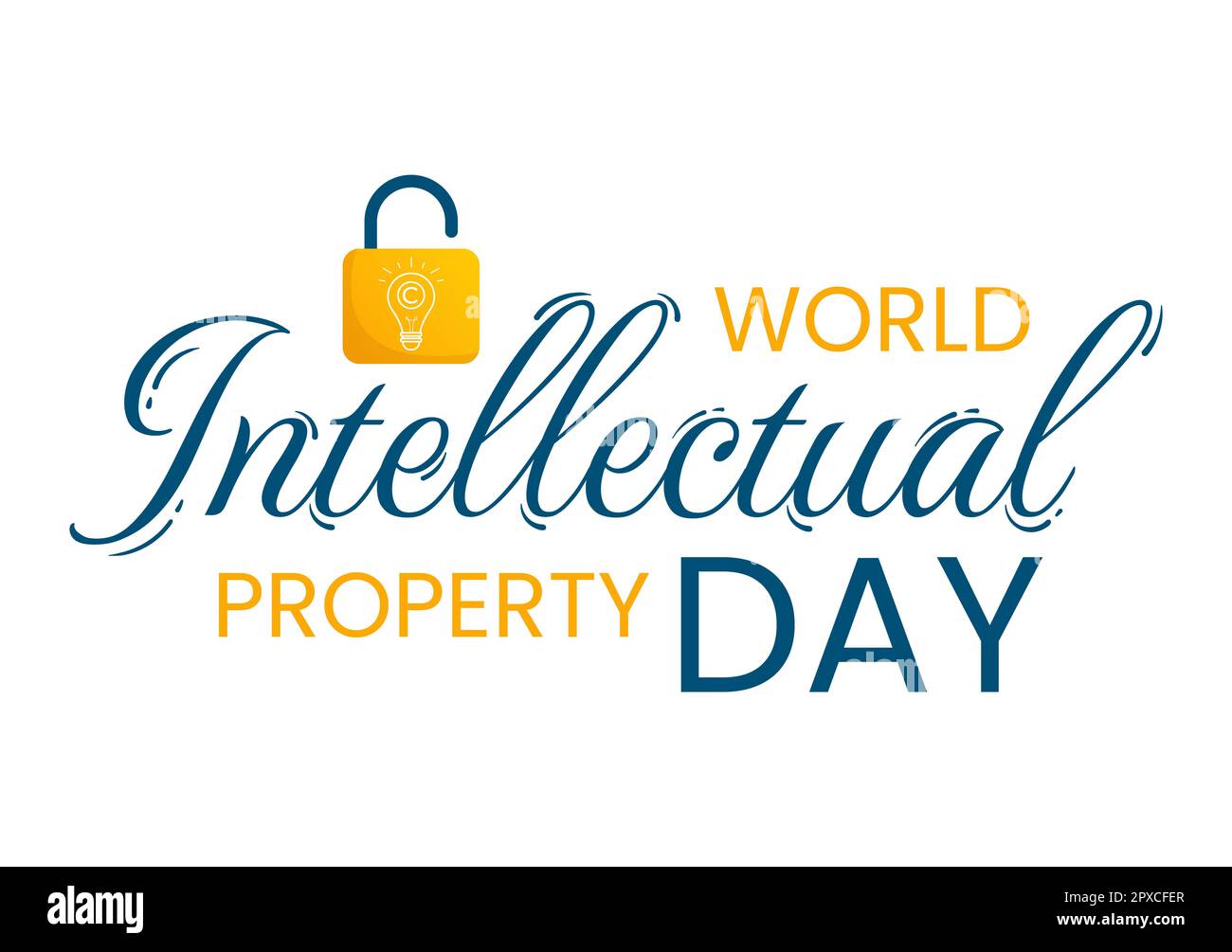 World Intellectual Property Day Illustration with Creativity and Light ...