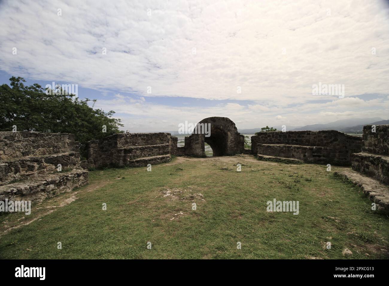 A Portuguese heritage fort near Limboto lake, Gorontalo, Indonesia ...