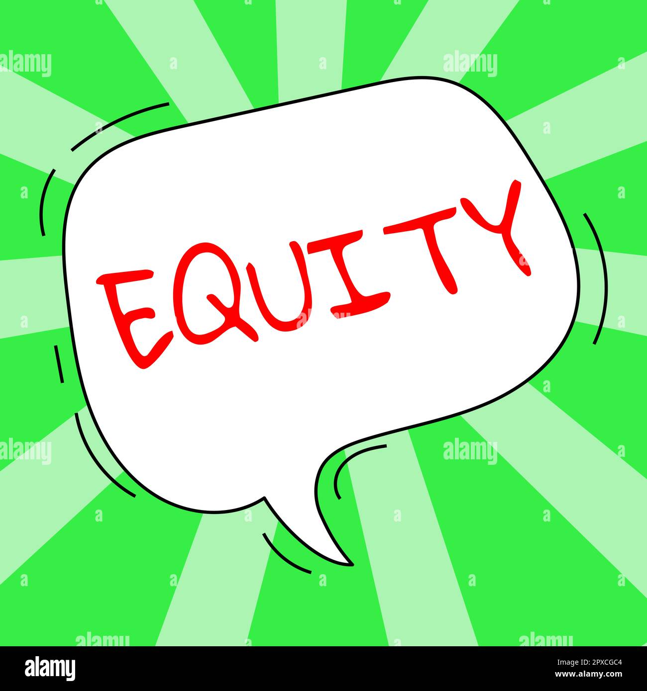 Inspiration showing sign Equity, Word Written on quality of being fair ...