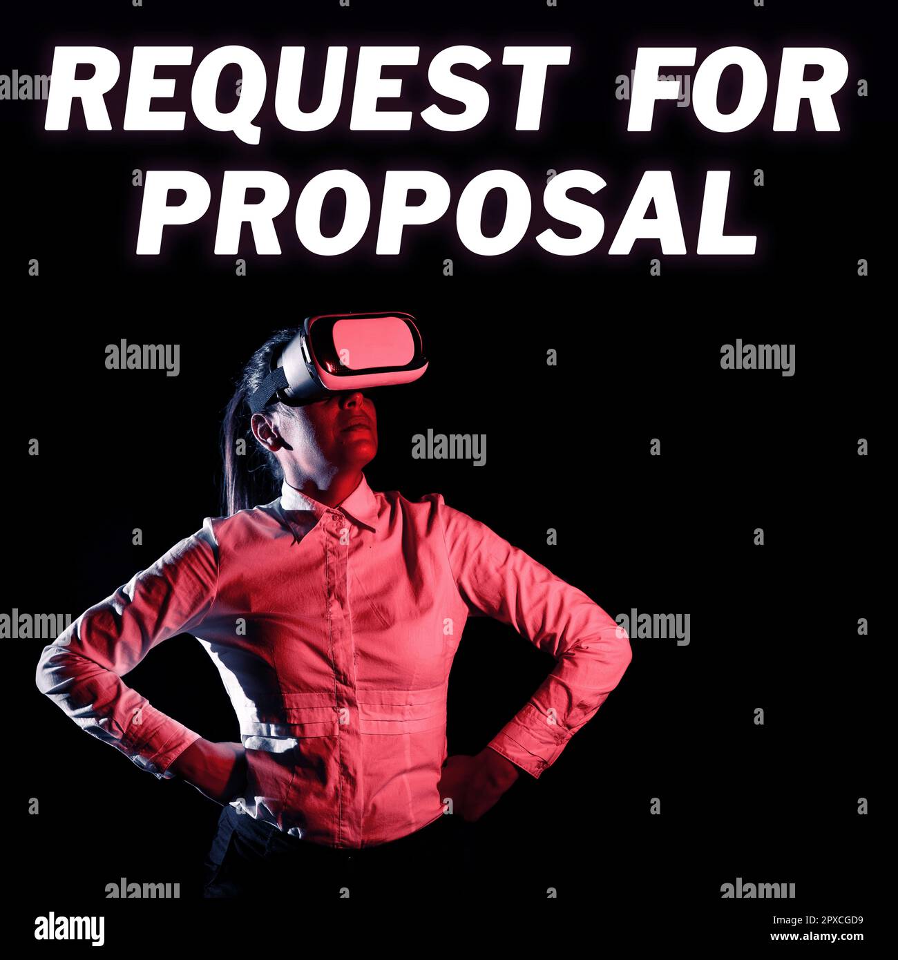 Conceptual display Request For Proposal, Business idea document contains bidding process by ...