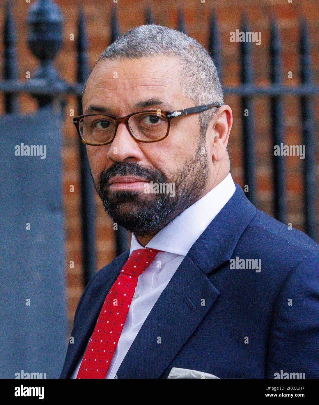 London, UK. 2nd May, 2023. James Cleverly, Foreign Secretary, leaves ...