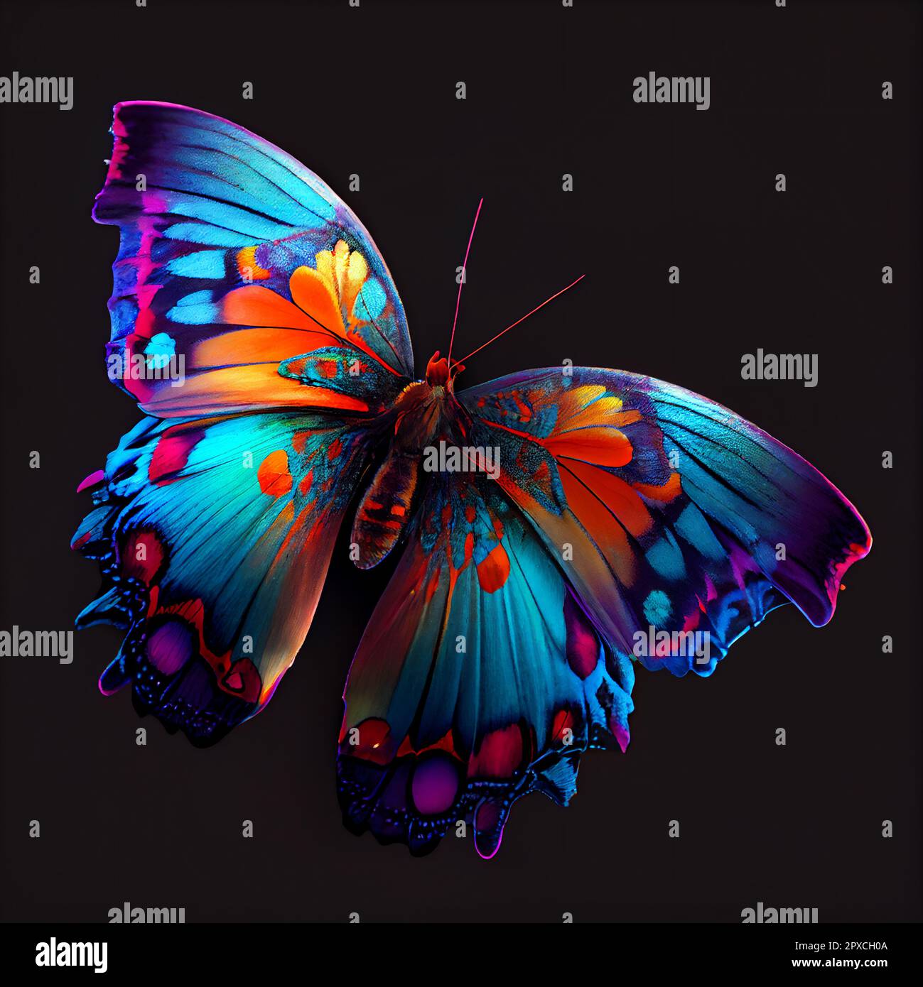 Realistic butterfly hi-res stock photography and images - Alamy