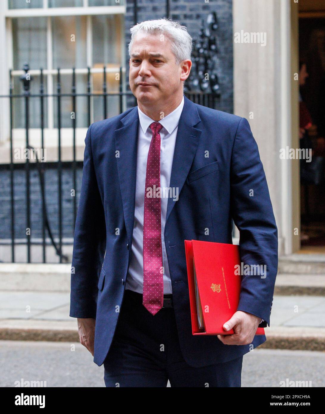 London, UK. 2nd May, 2023. Stephen Barclay, Health Secretary, leaves ...
