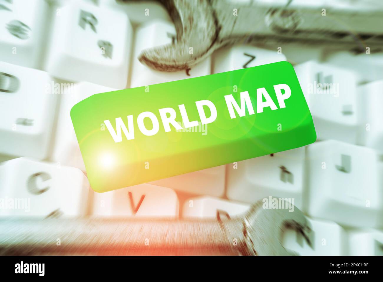 Hand writing sign World Map, Word for a diagrammatic representation of ...