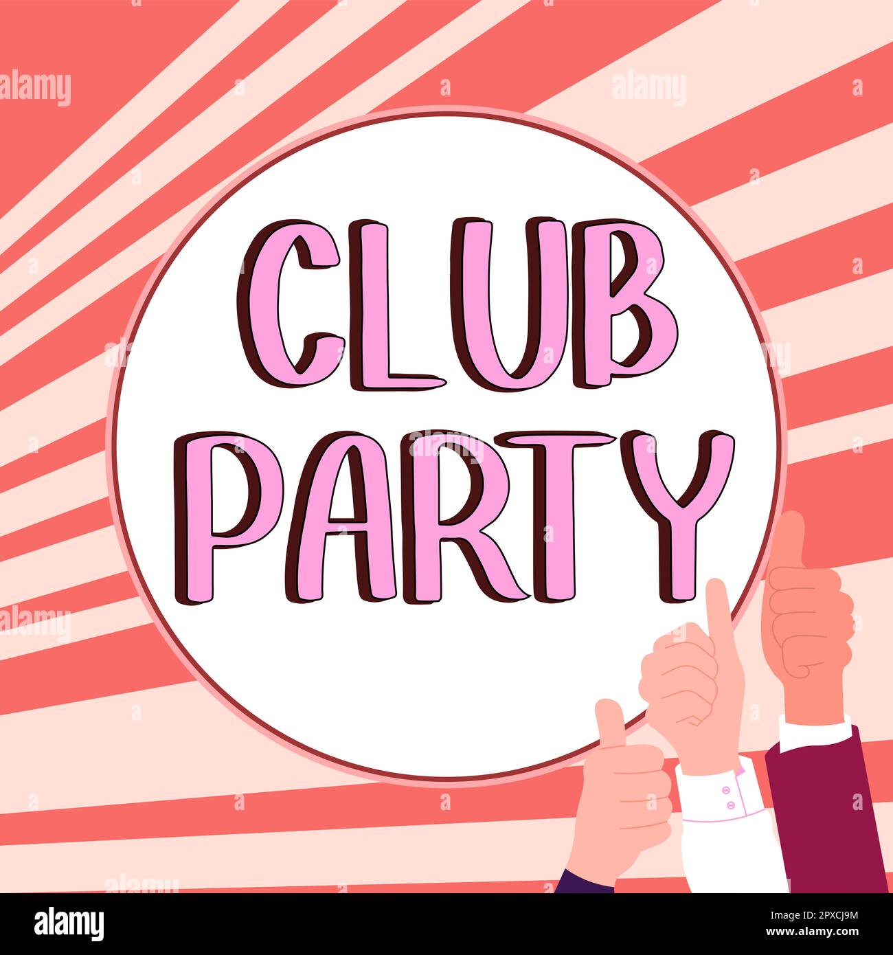 Inspiration showing sign Club Party, Word Written on social gathering ...