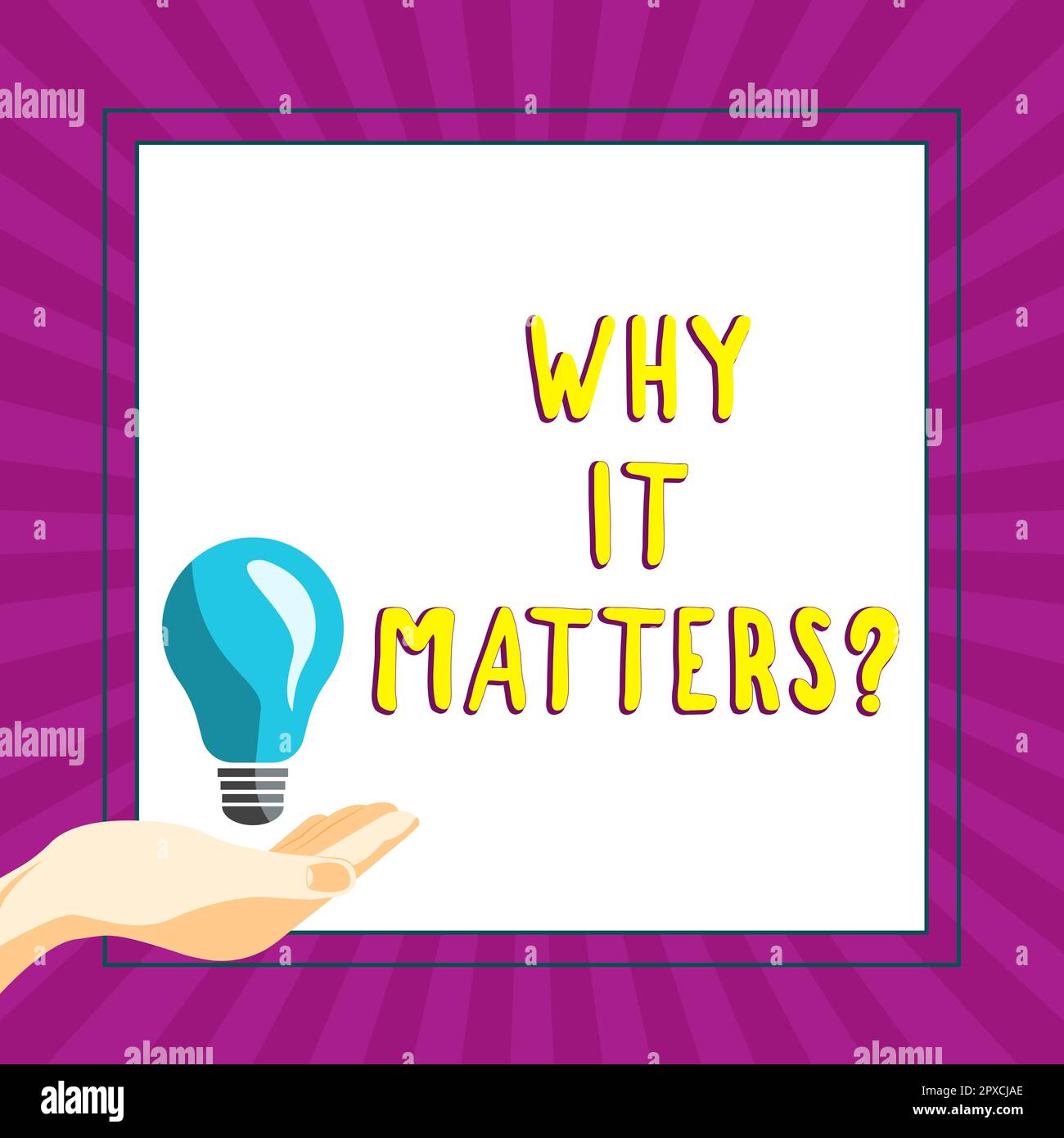 Text sign showing Why It Matters, Business overview Important Reasons ...