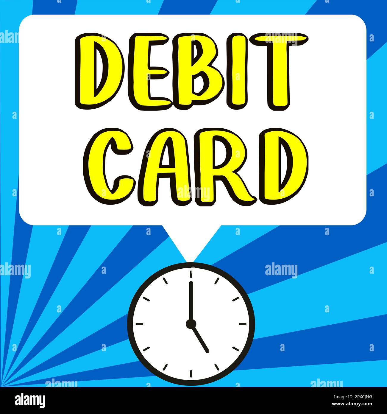 Text caption presenting Debit Card, Business overview card that deducts ...